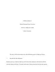 Ethical Dilemma Project Overview Week Rtf ETHC Week Ethical Dilemma Project Overview