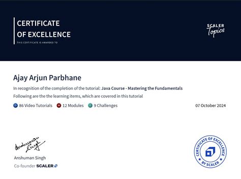 Ajay Parbhane On Linkedin Java Scaler Codingjourney Learning