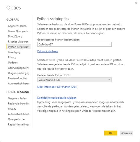 Een Externe Python Ide Gebruiken Met Power Bi Power Bi Microsoft Learn