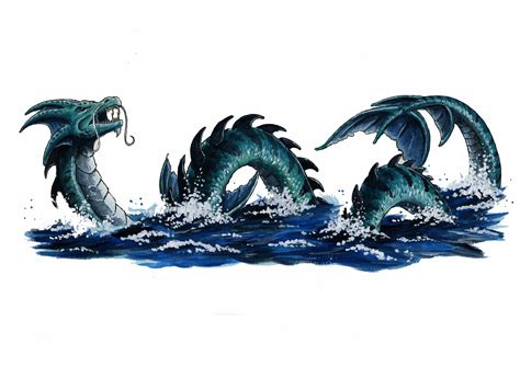 Sea Serpent Drawing Reference Sea Serpent Drawing Reference