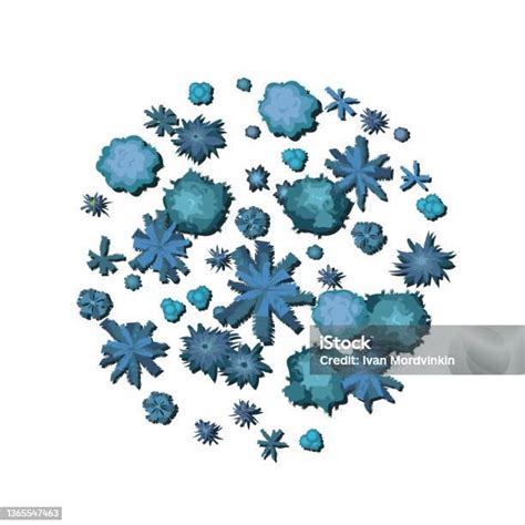 밤 열대 식물 풍경 최고 보기 야생 야자수와 덤불 어두운 황혼의 정글 열대 우림 흰색 배경에 격리 평면 디자인의 작은 숲을 일러스트 벡터 0명에 대한 스톡 벡터 아트 및