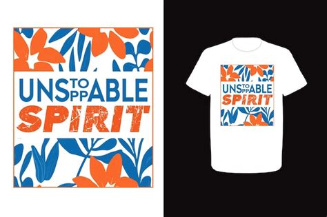 타이포그래피 배경 셔츠 디자인 프리미엄 벡터