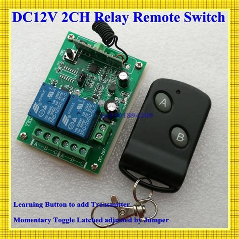 V CH Radio Frequency RF Wireless Remote Control Switch System Receiver Board Transmitter