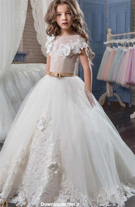 عکس لباس عروس دخترانه بلند