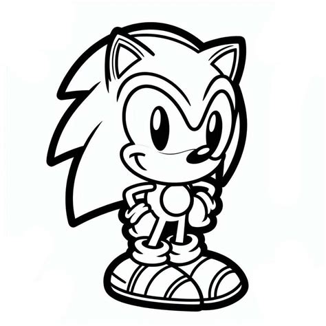 Coloriage Sonic 3 Dessin Gratuit à Imprimer