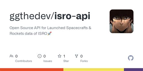 Github Ggthedevisro Api Open Source Api For Launched Spacecrafts And Rockets Data Of Isro🚀