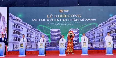 Myp Khởi Công 19 05 2025 Dự án VĨnh PhÚc DỰ Án NhÀ Ở XÃ HỘi ThiỆn KẾ Xanh Chủ đầu Tư CÔng