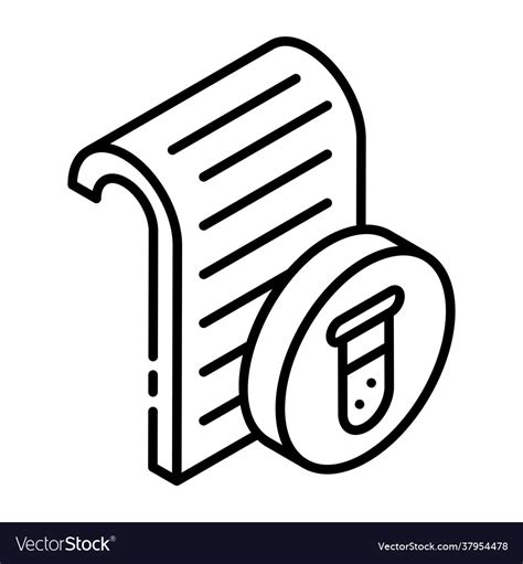 Lab Report Royalty Free Vector Image VectorStock