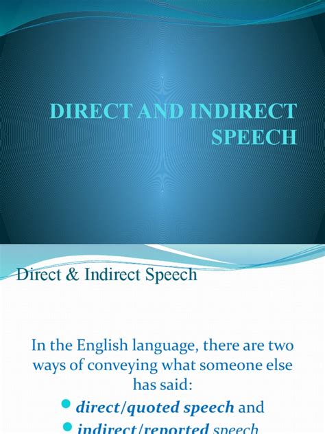 Direct And Indirect Pdf Question Semantic Units