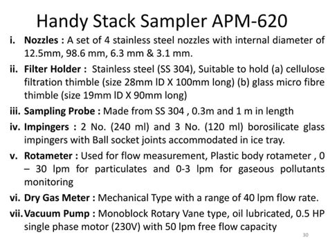 Stack Analysis Monitoring Stack S Ampling Ppt Chemistry Science