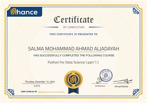 Salma Jedayah On Linkedin Datascience Python Learningjourney Unihance Artificialintelligence