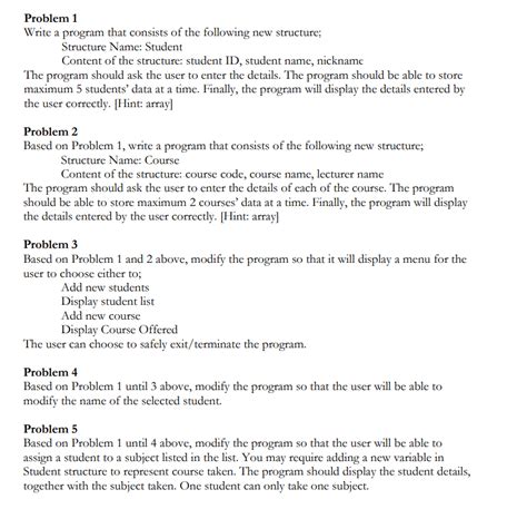 Solved Problem 1 Write A Program That Consists Of The