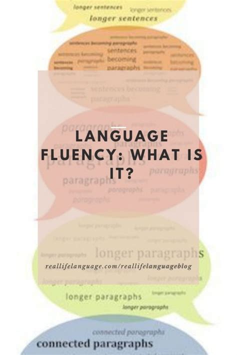Language Fluency Real Life Language