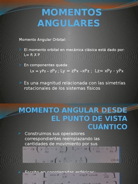 Momento Angular Exposicion Pdf Momento Angular Orbital Atómico Momento Angular Exposicion Pdf Momento Angular Orbital Atómico