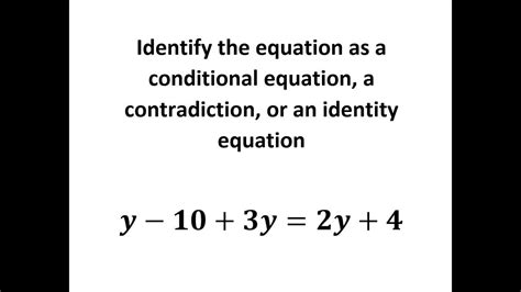 Linear Equation Conditional Equations At Catherine Fletcher Blog