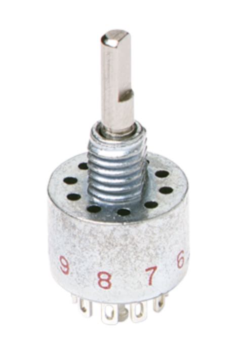 Candk M Series Half Inch Rotary Switches Rutronik Tec