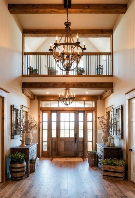 19 Farmhouse Entryway Ideas Front Entrance Idea Bedroom Foyer