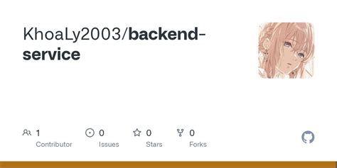 Github Khoaly2003backend Service
