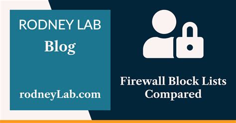 Firewall Block Lists Compared Top Lists Rodney Lab