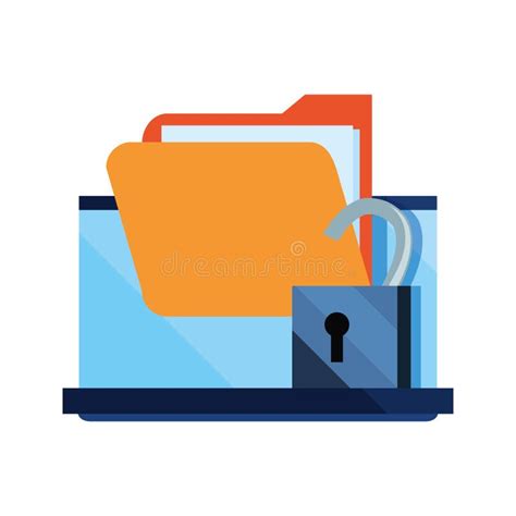 Cybersecurity Data Protection Stock Illustration Illustration Of