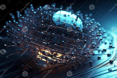 Nanotechnology Microchip Chip Board Processor Futuristic Computing