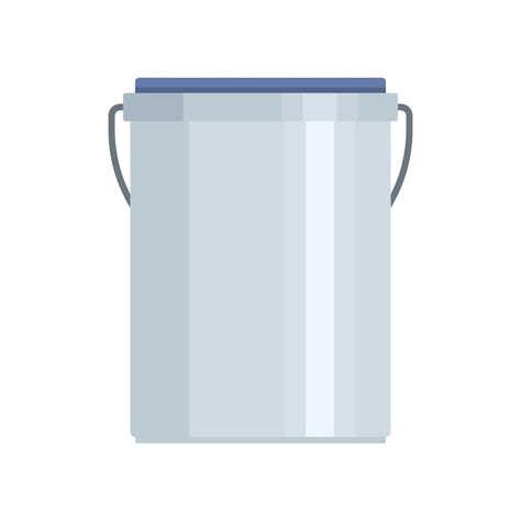Premium Vector Garbage Bucket Icon Flat Illustration Of Garbage Bucket Vector Icon For Web