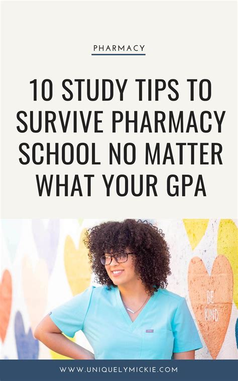 10 Study Tips To Survive Pharmacy School Artofit