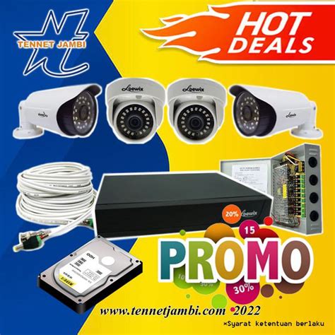 Paket Cctv 4 Kamera Analog Hd 2mp