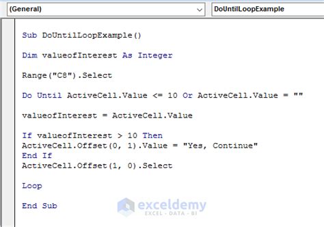 How To Use Do Until Loop In Excel Vba With 2 Examples