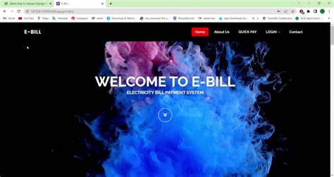 Shalom Poulose On Linkedin Python Html Css Javascript Bootstrap Ebill Onlinepayments