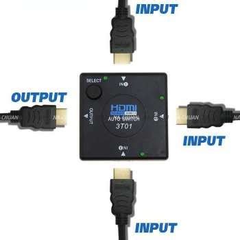 Jual HDMI SWITCHER Switch SAMBUNG BANYAK DEVICE PC PS3 Etc Ke 1 TV Shopee Indonesia
