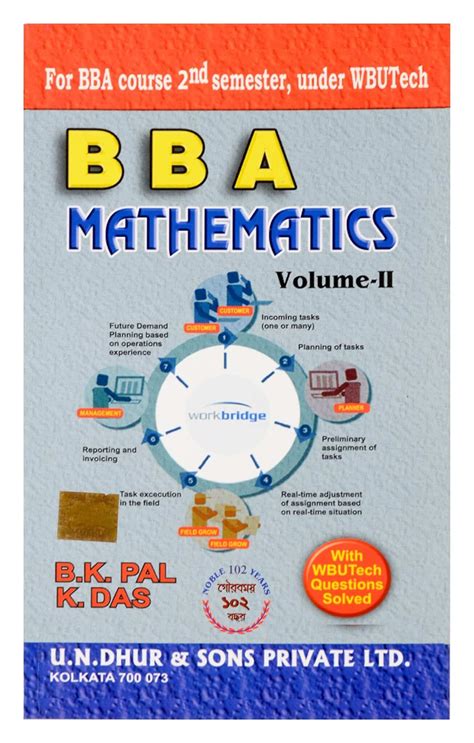 Bba Mathematics Volume Ii