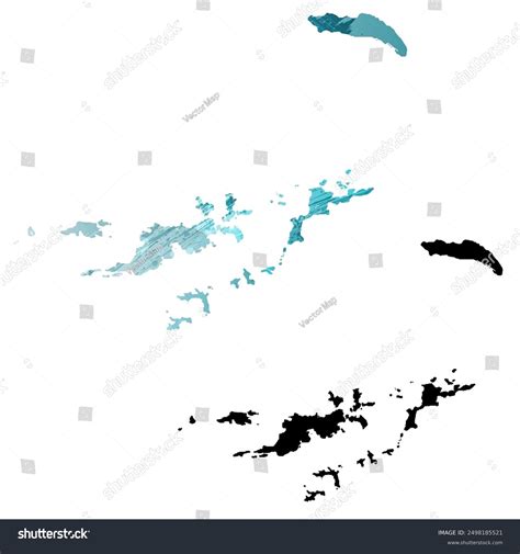 High Detailed Vector Map British Virgin Stock Vector Royalty Free 2498185521 Shutterstock