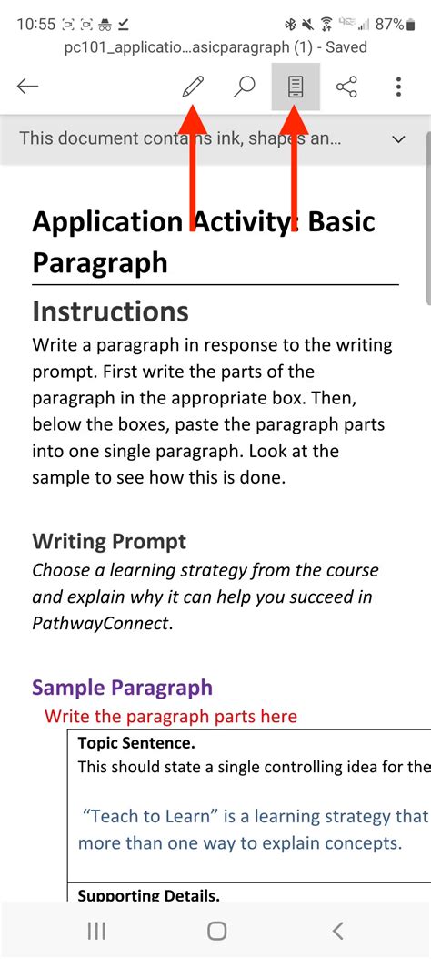 Manage And Submit Assignments Using An Android Device