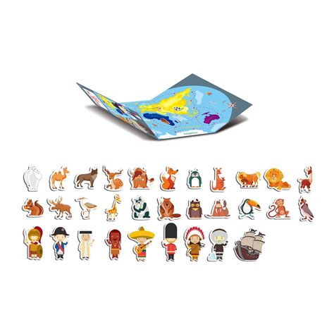 Многоцветен магнитен пъзел Emagbg