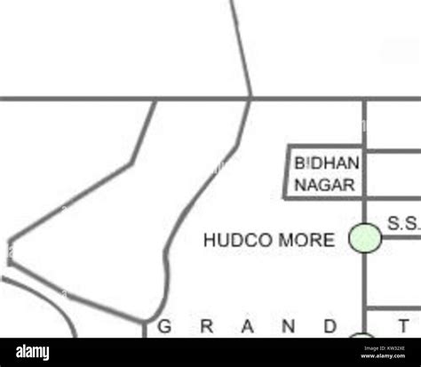 A Visual Representation Of A Road Map Illustrating Key Routes Landmarks And Destinations For