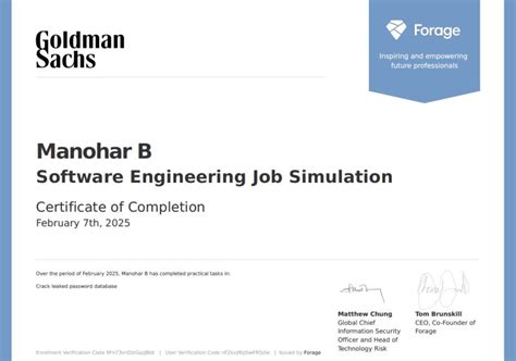 Goldmansachs Softwareengineering Cybersecurity Professionaldevelopment Manohar Bendi