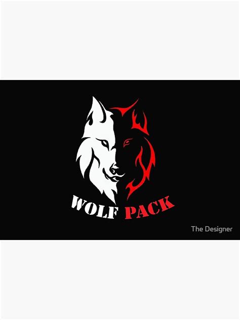 Wolf Pack Logo T Shirts Poster For Sale By The Designer Redbubble
