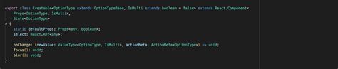 typescript creatable select not passing through generic for grouptype