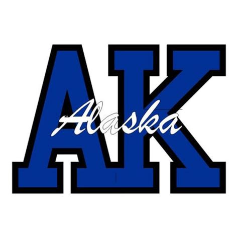 Scrapbook Customs Laser Cuts Alaska Initials