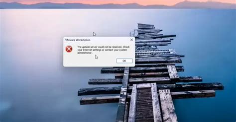 how to fix “the update server could not be resolved” error in vmware