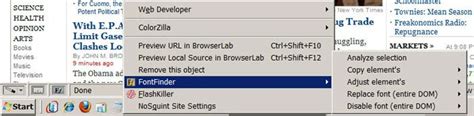 Firefox Extension For Web Development Font Finder Html Goodies