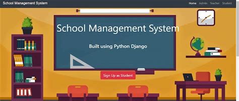 School Management System In Django