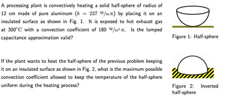 Answered Processing Plant Is Convectively Bartleby