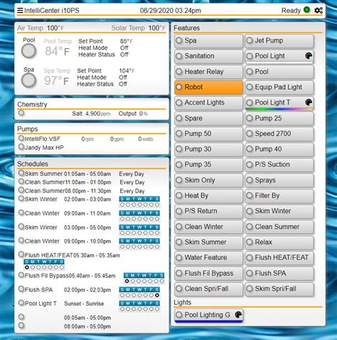Home Page The Schedule Names Except For The Last One As Indicated In The Screen Capture Is