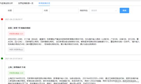 基于python的新冠疫情舆情信息分析系统疫情舆情分析系统 Csdn博客