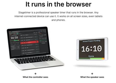Stagetimer Remote Controlled Countdown Timer Countdown Timer Timer Timer App