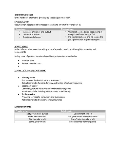 Ems Notes Checkpoint Pdf Business Economic Growth