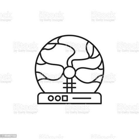공 장식 램프 라이트 플라즈마 아이콘입니다 파티 조명 가는 줄 아이콘의 요소 0명에 대한 스톡 벡터 아트 및 기타 이미지 0명 개념 과학 Istock