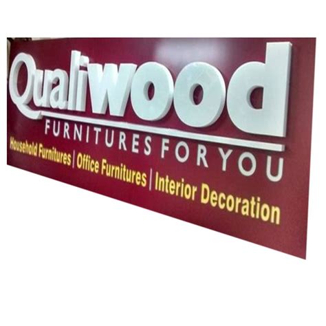 Advertising Acrylic Sign Board At ₹ 550sq Ft Acrylic Sign In